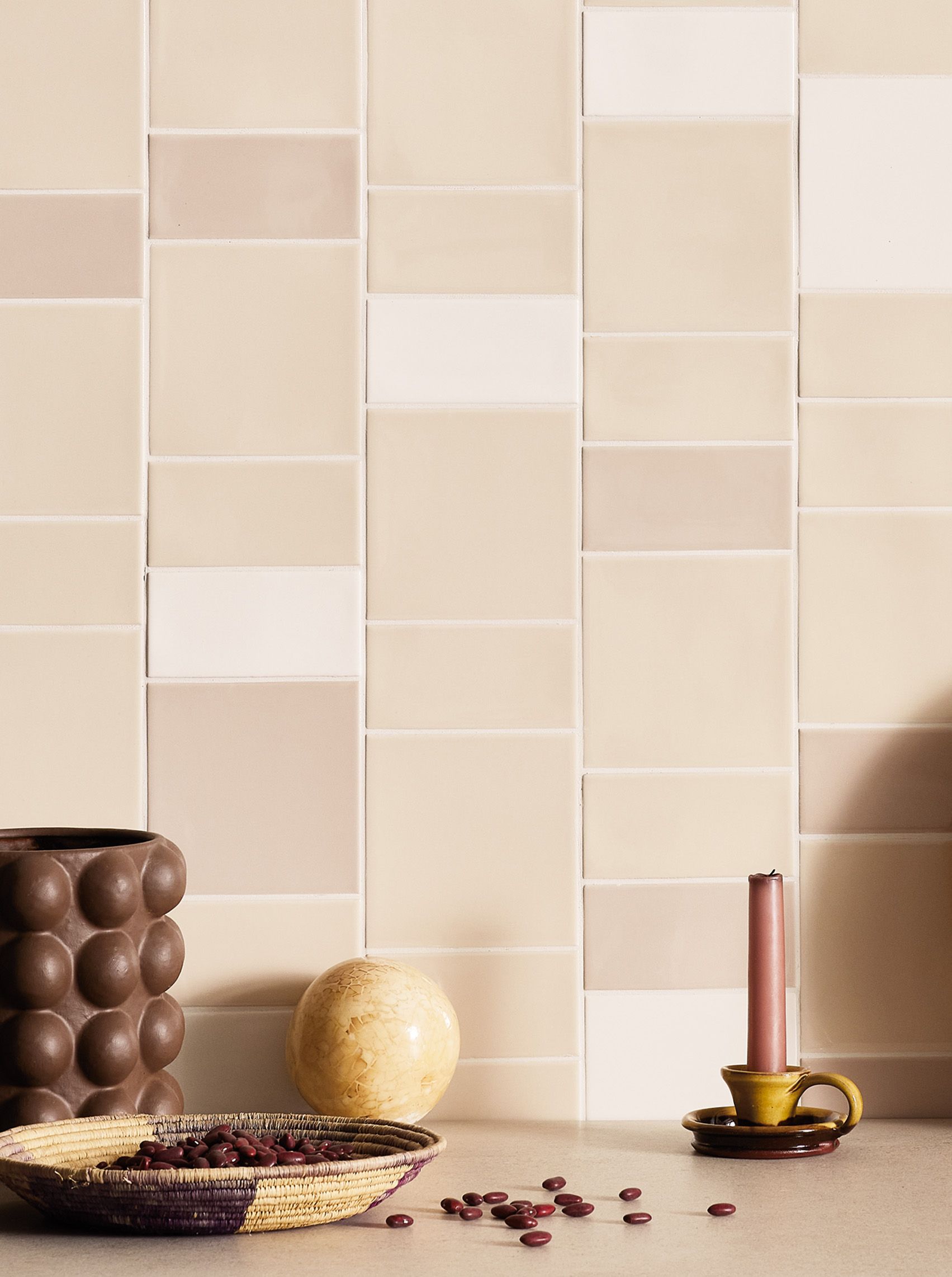 Idillio Sand Gloss | Glazed Metro Wall Tile
