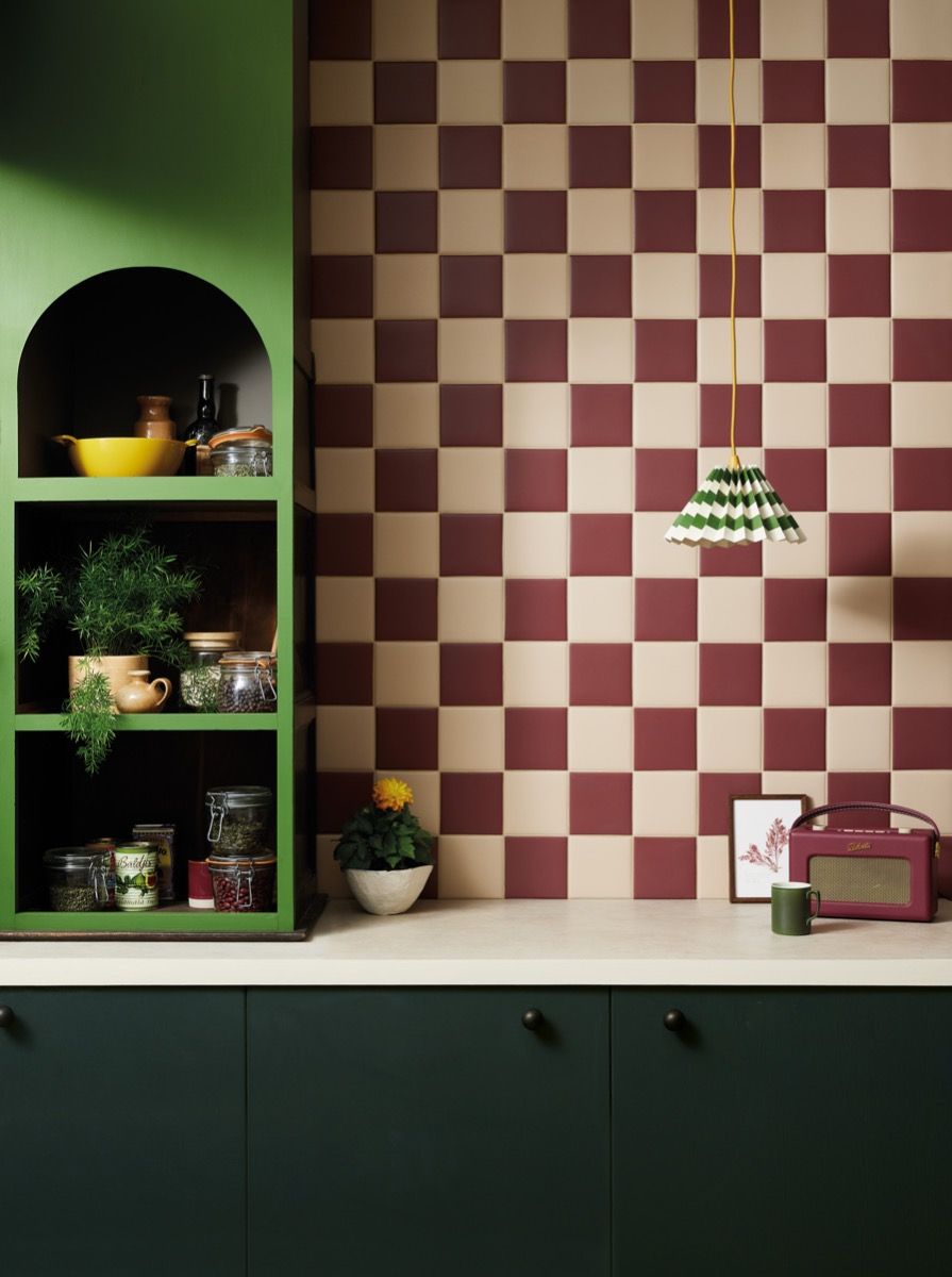 Kromatic Wine | Matt Burgundy Porcelain Wall & Floor Tile