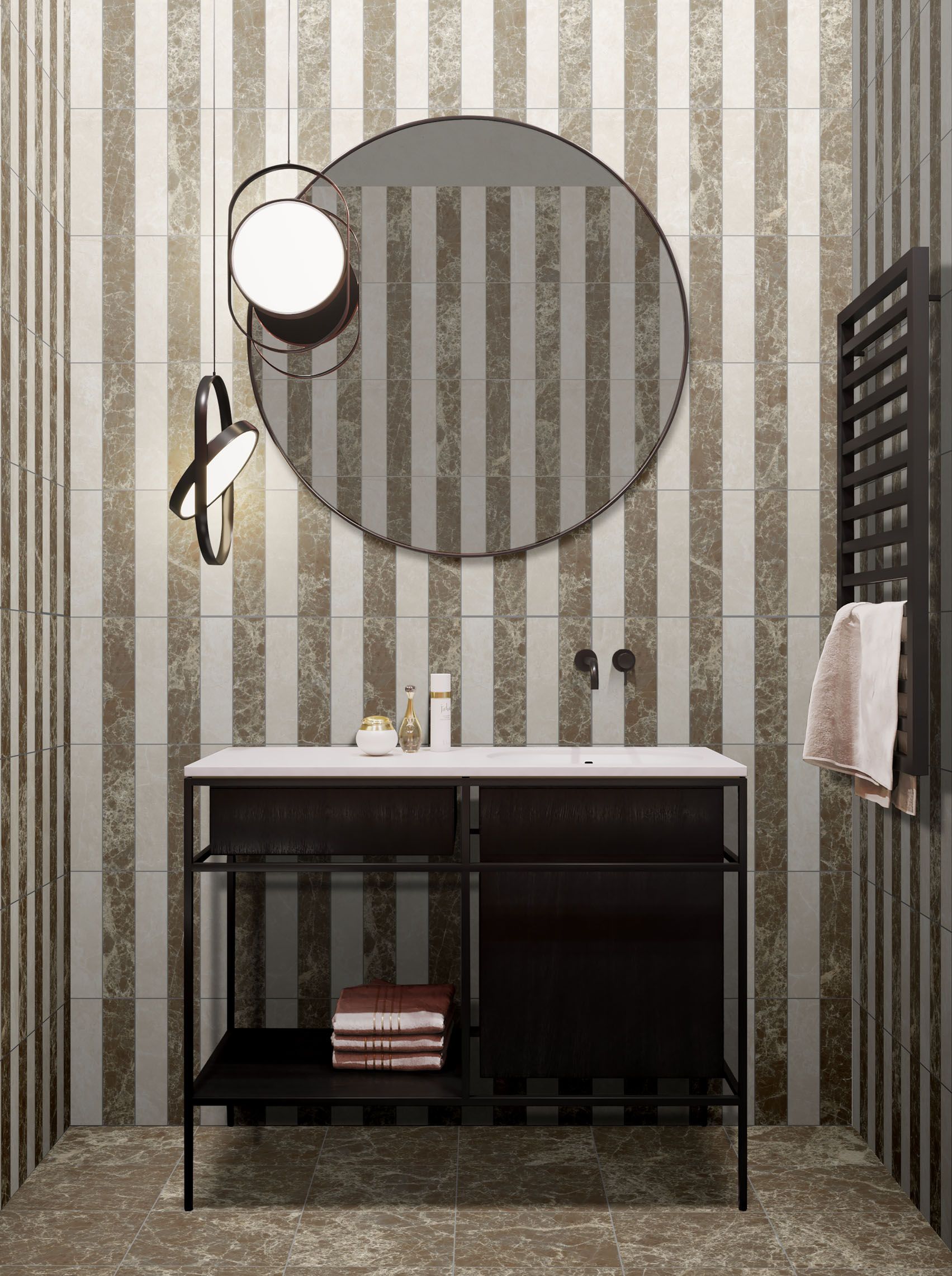 Millbrook Marfil 7.5x30cm | Cream Marble Effect Porcelain Wall & Floor Tile