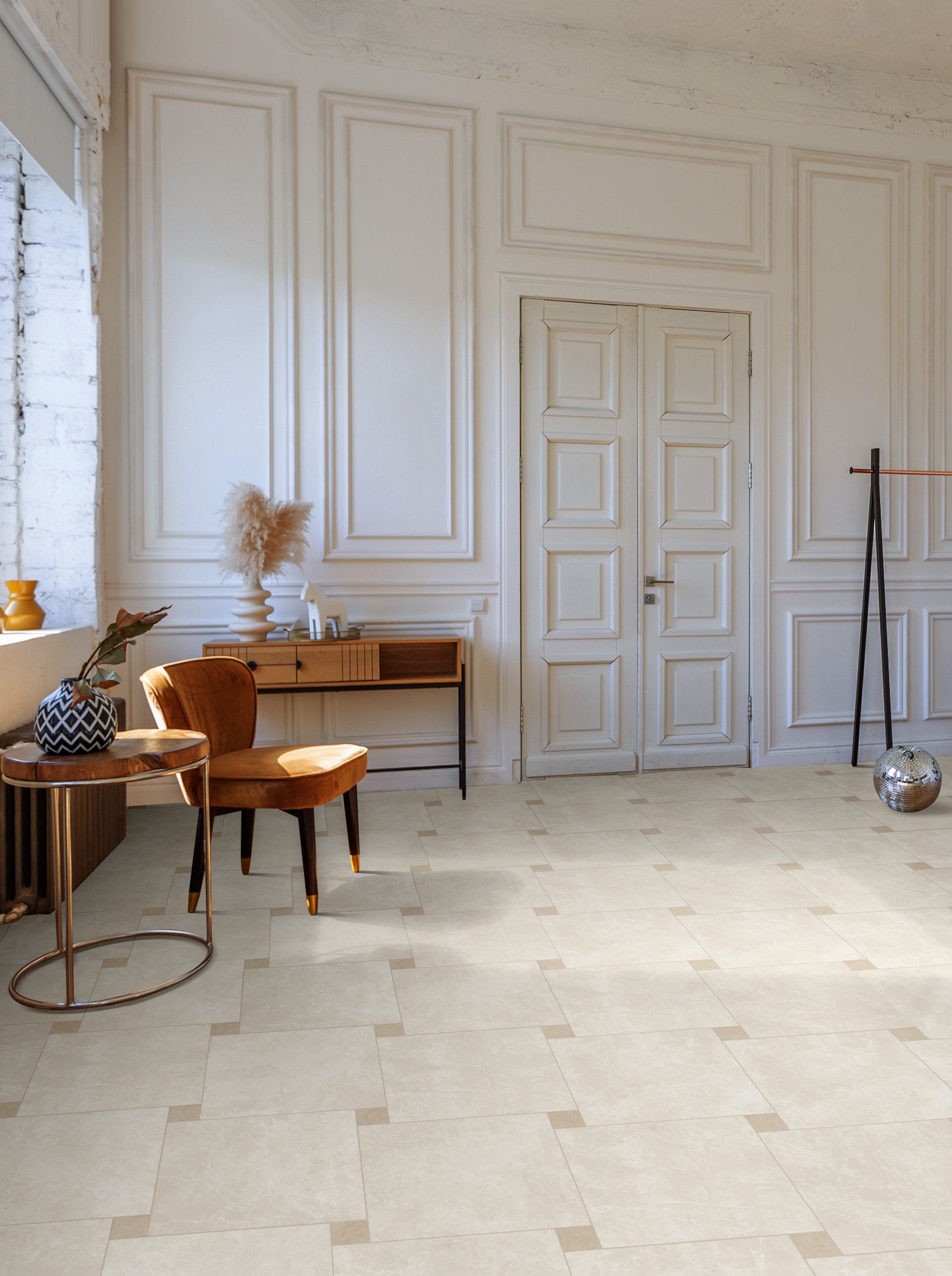 Millbrook Marfil 30x30cm | Cream Marble Effect Porcelain Wall & Floor Tile