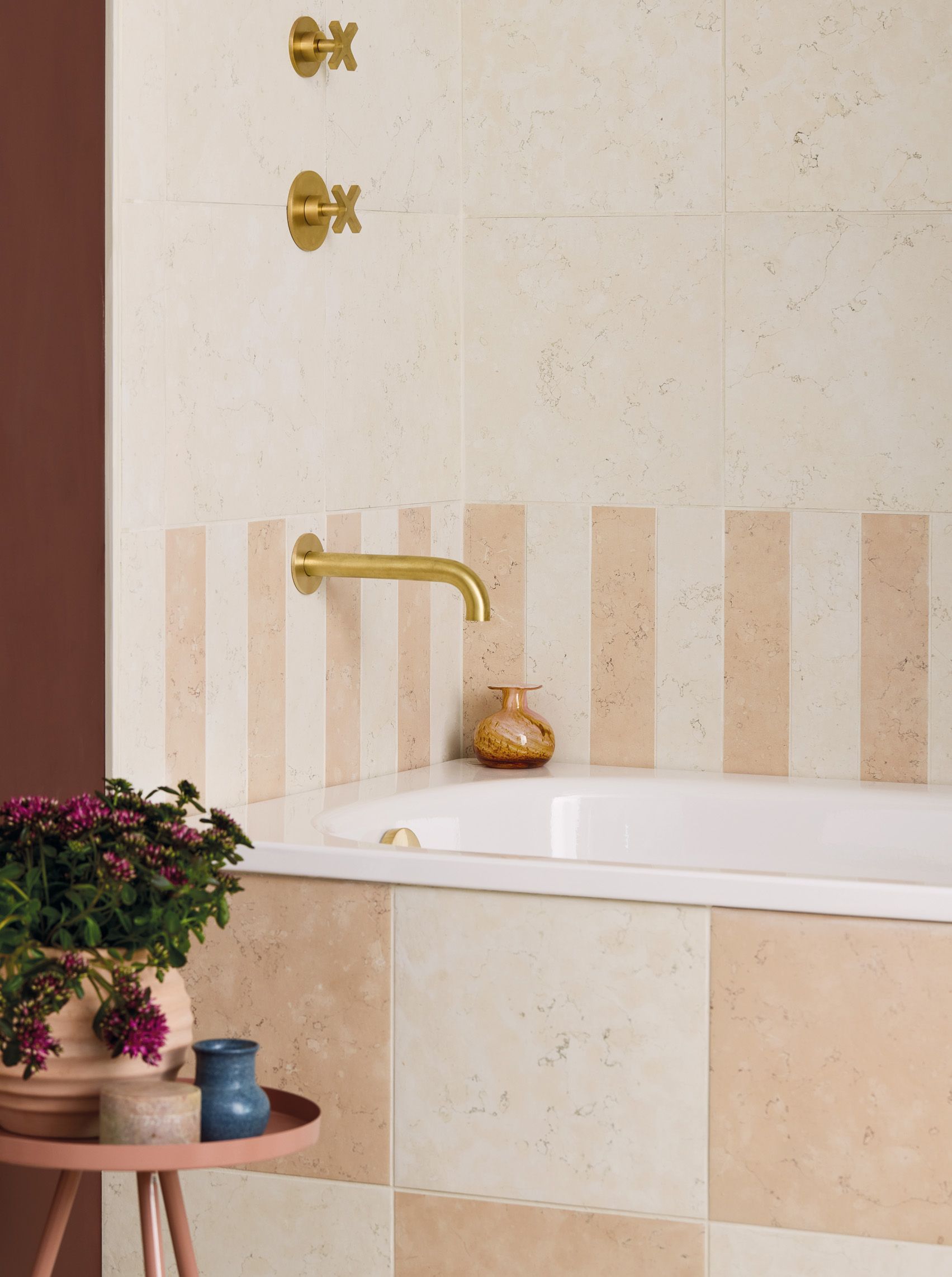 Millbrook Ivory 7.5x30cm | Marble Effect Porcelain Wall & Floor Tile