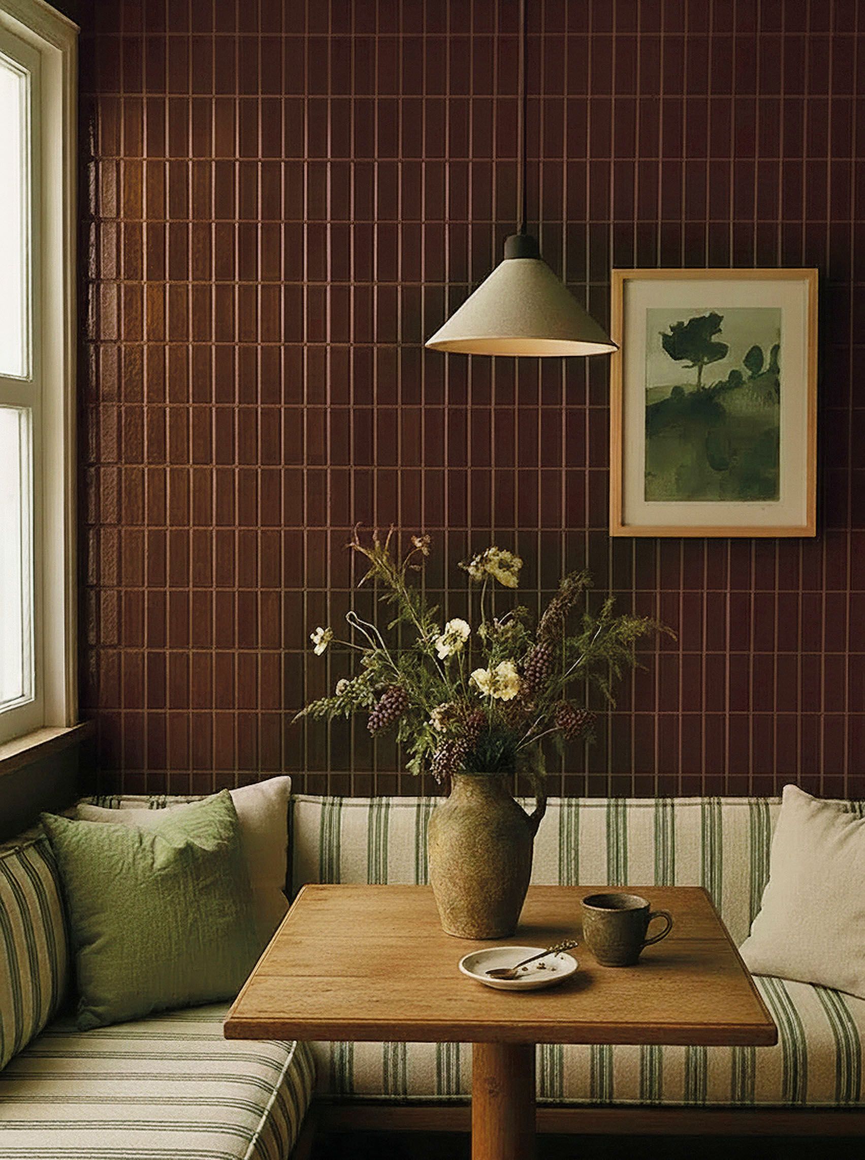 Monterey Chocolate 5x15 | Brown Glazed Metro Wall Tile