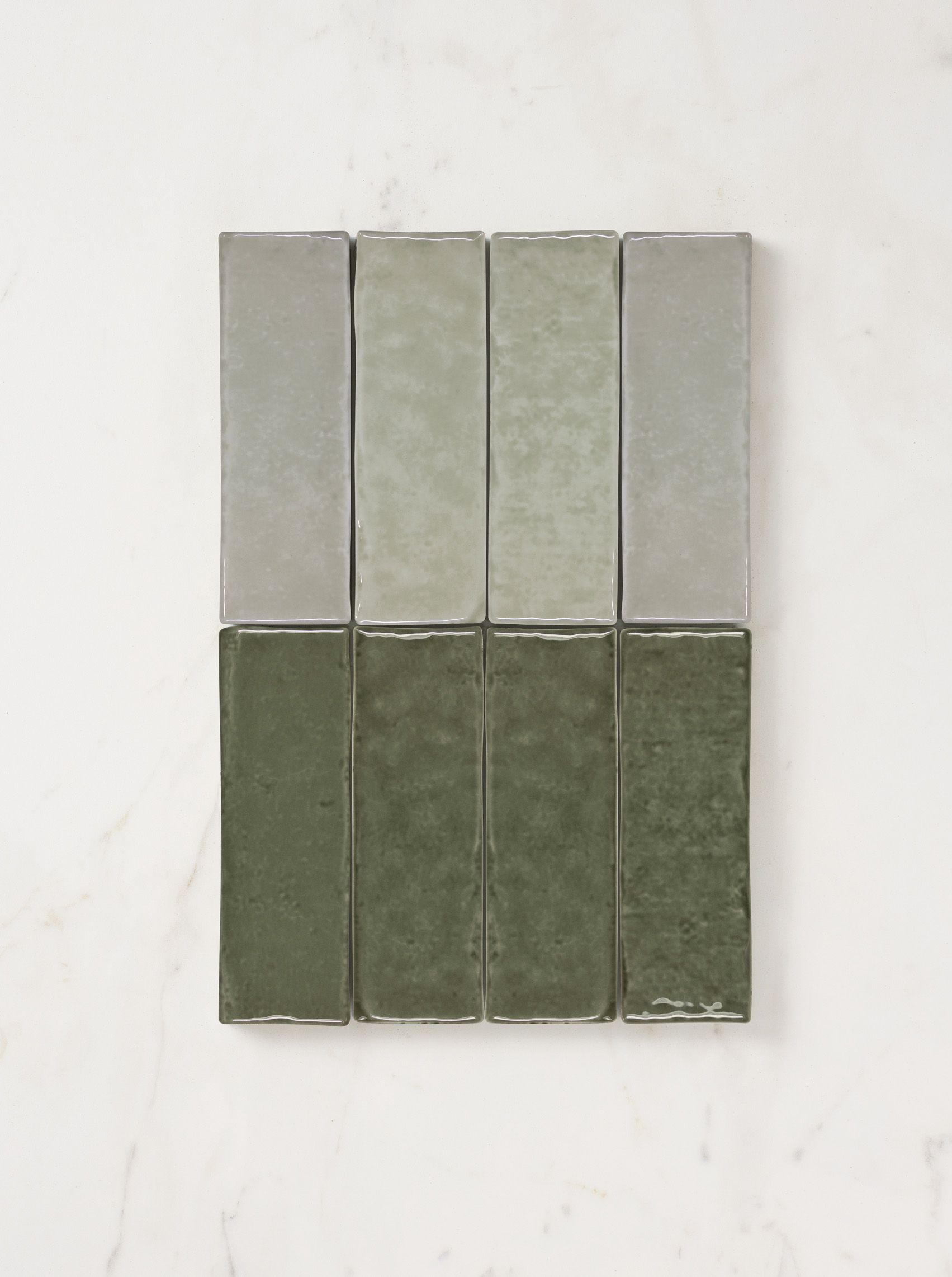 Monterey Seaweed 5x15 | Green Glazed Metro Wall Tile