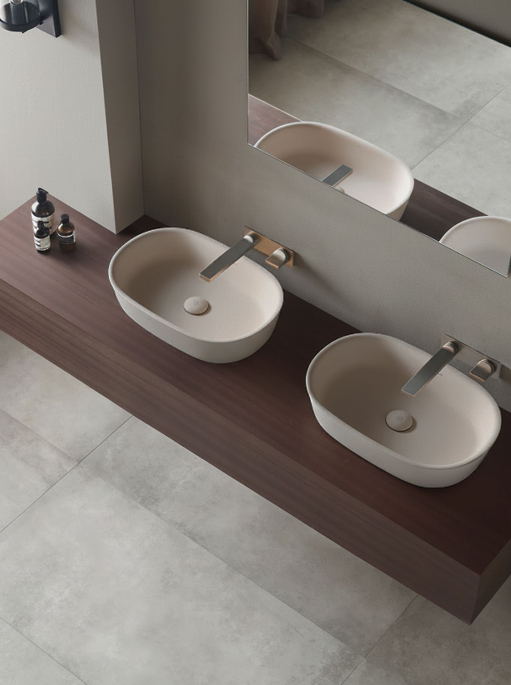 Ouna Marbleform Oval Basin