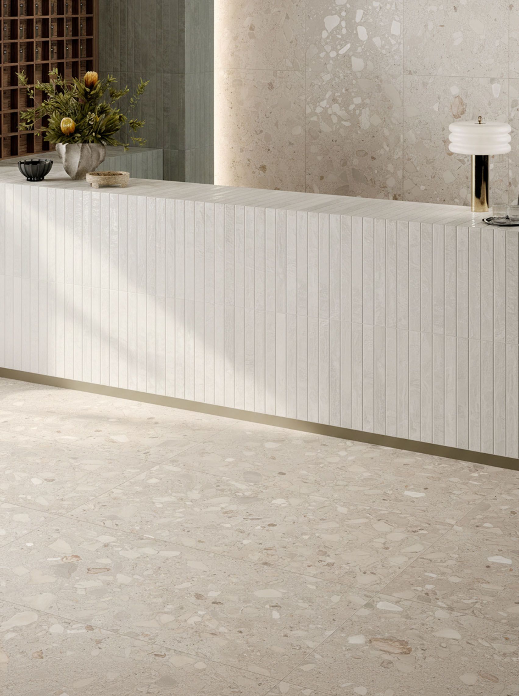 Palladiana Bologna 60x120cm | Stone Terrazzo Effect Porcelain Tile