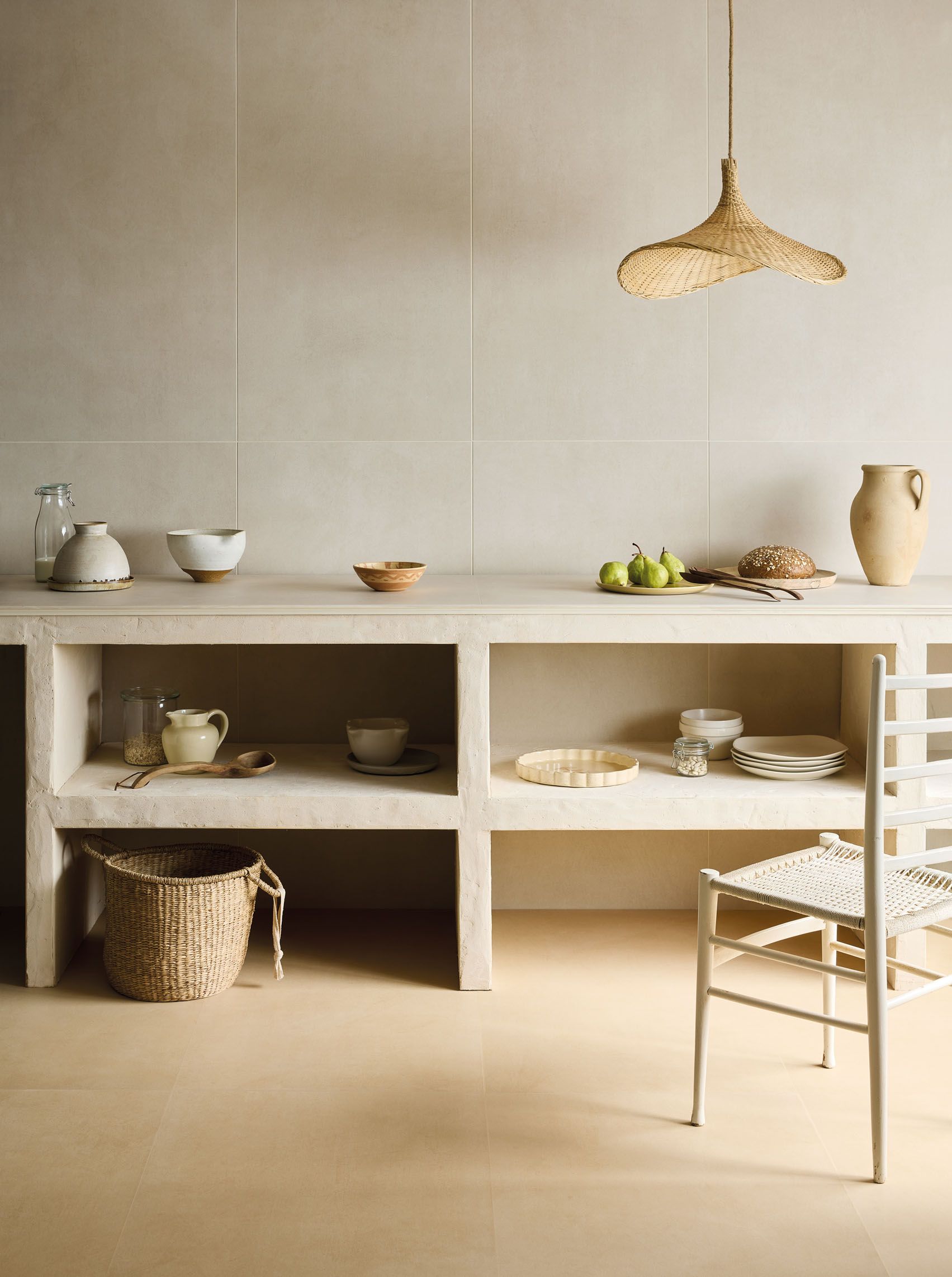 Porticato Siena 60x120 - 6mm | Plaster Effect Porcelain Tile