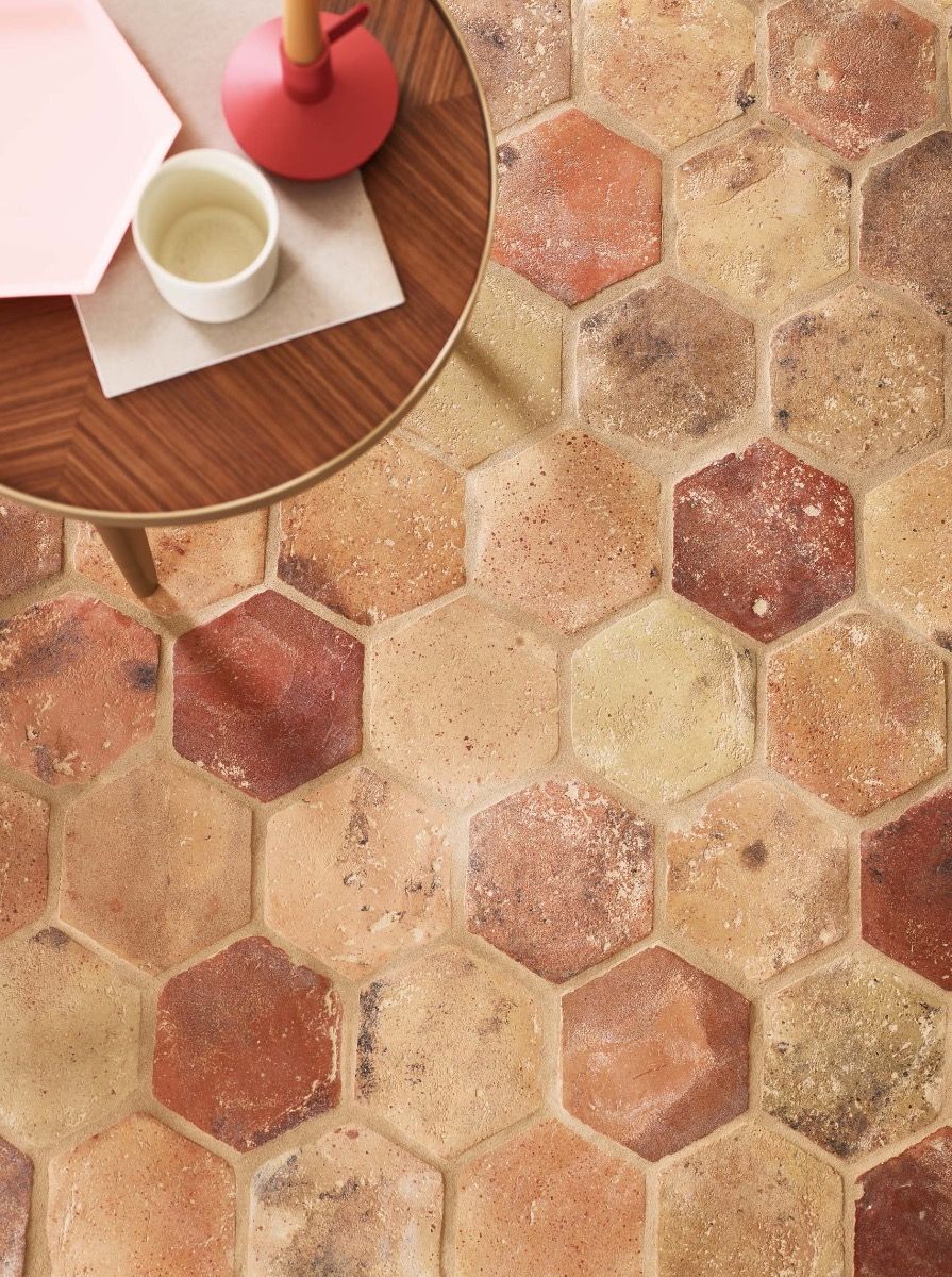 Reclaimed Terracotta Hexagon | Rustic Floor & Wall Tile