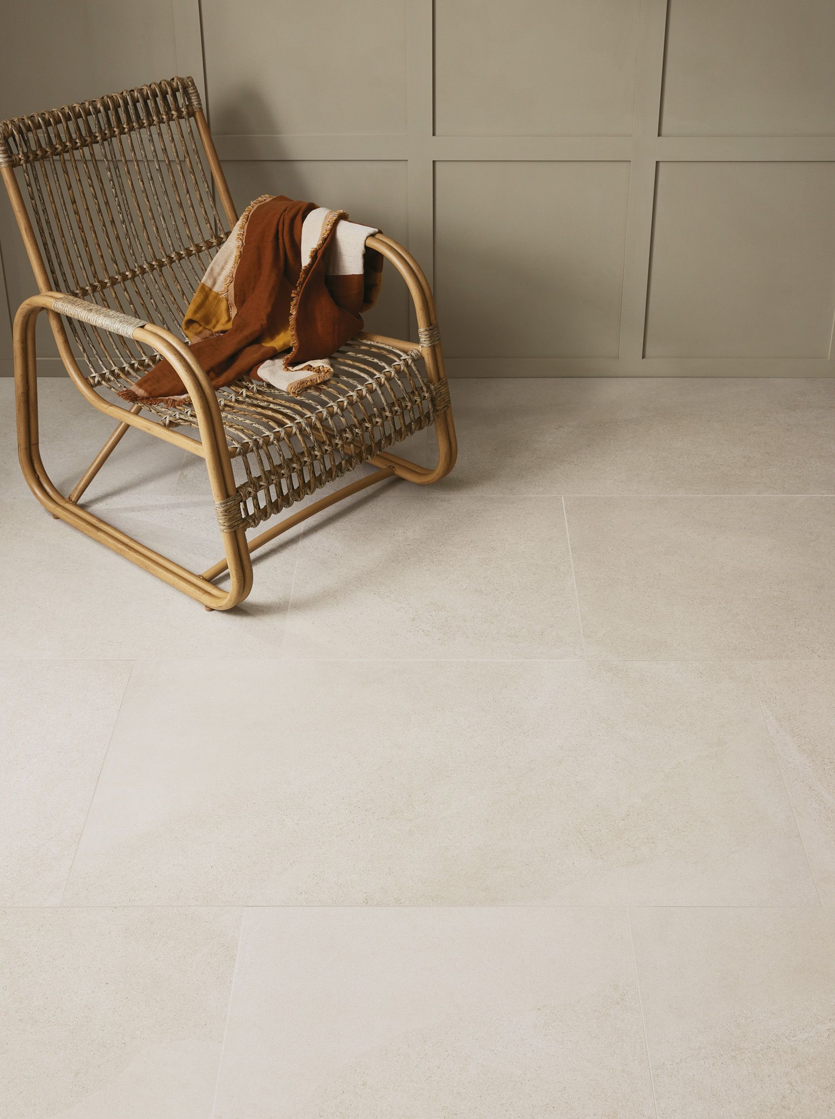 Sementi Crema 120x60cm | Concrete Effect Porcelain Tile