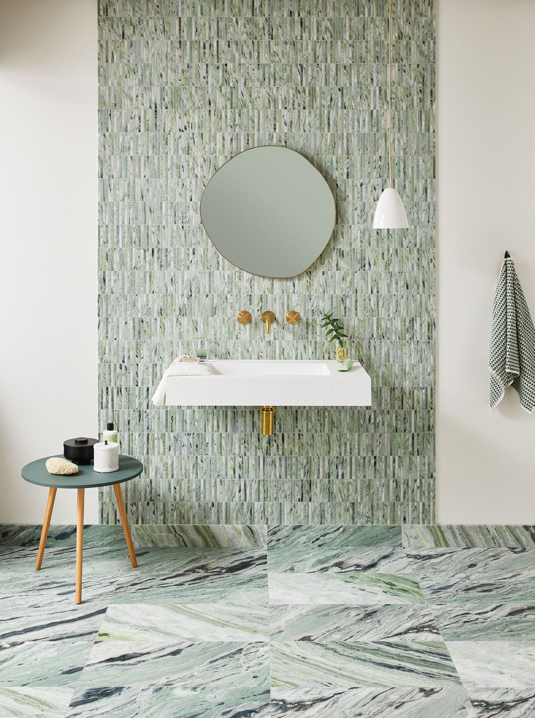 Princetown Stone Wall Hung Washbasin | Claybrook