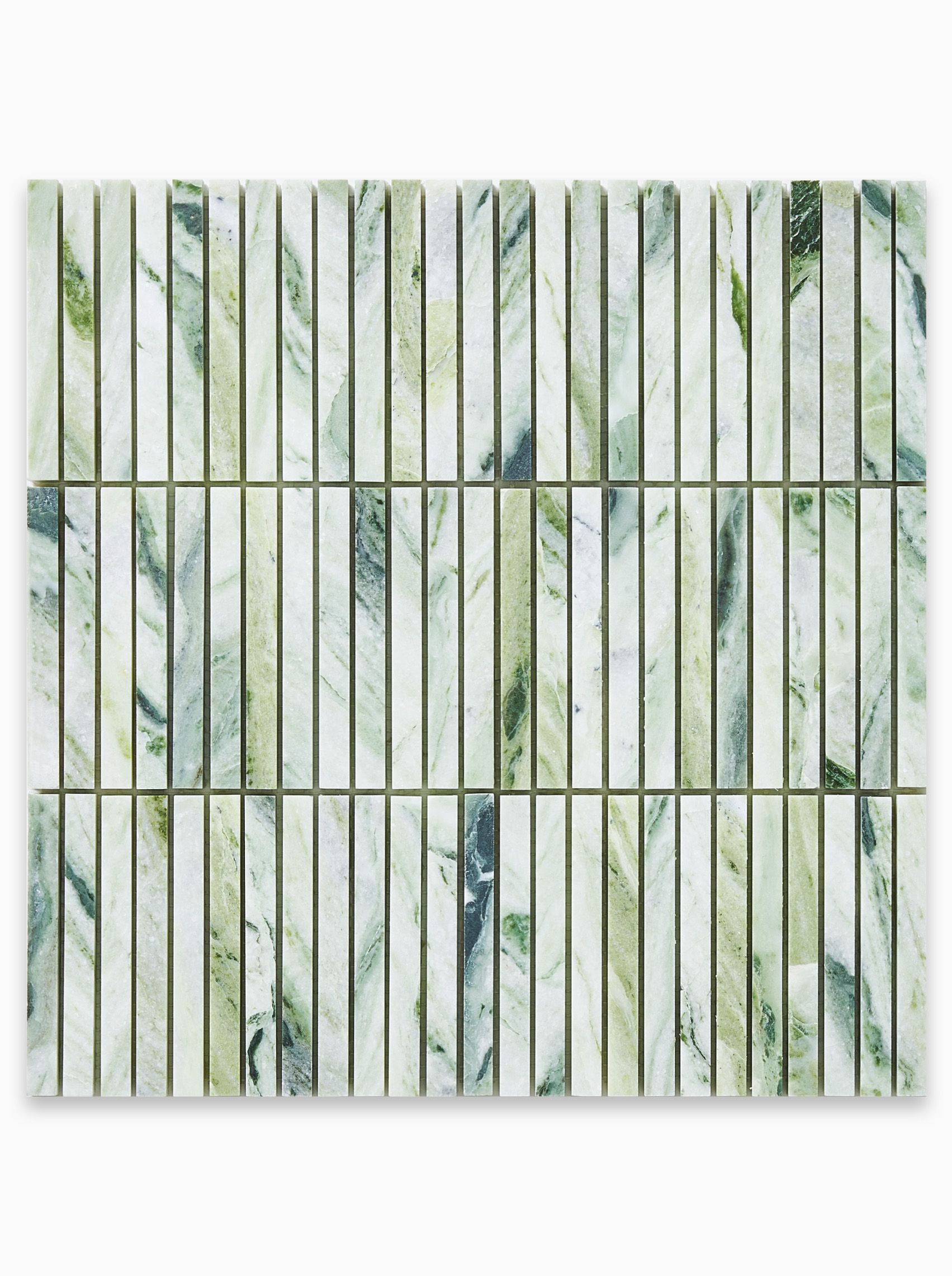 Summer Haven Small Kit Kat | Green Marble Mosaic Wall & Floor Tile