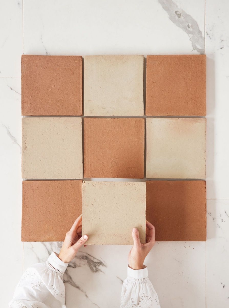 Handmade Terracotta Red 20x20cm | Handmade Wall & Floor Tile