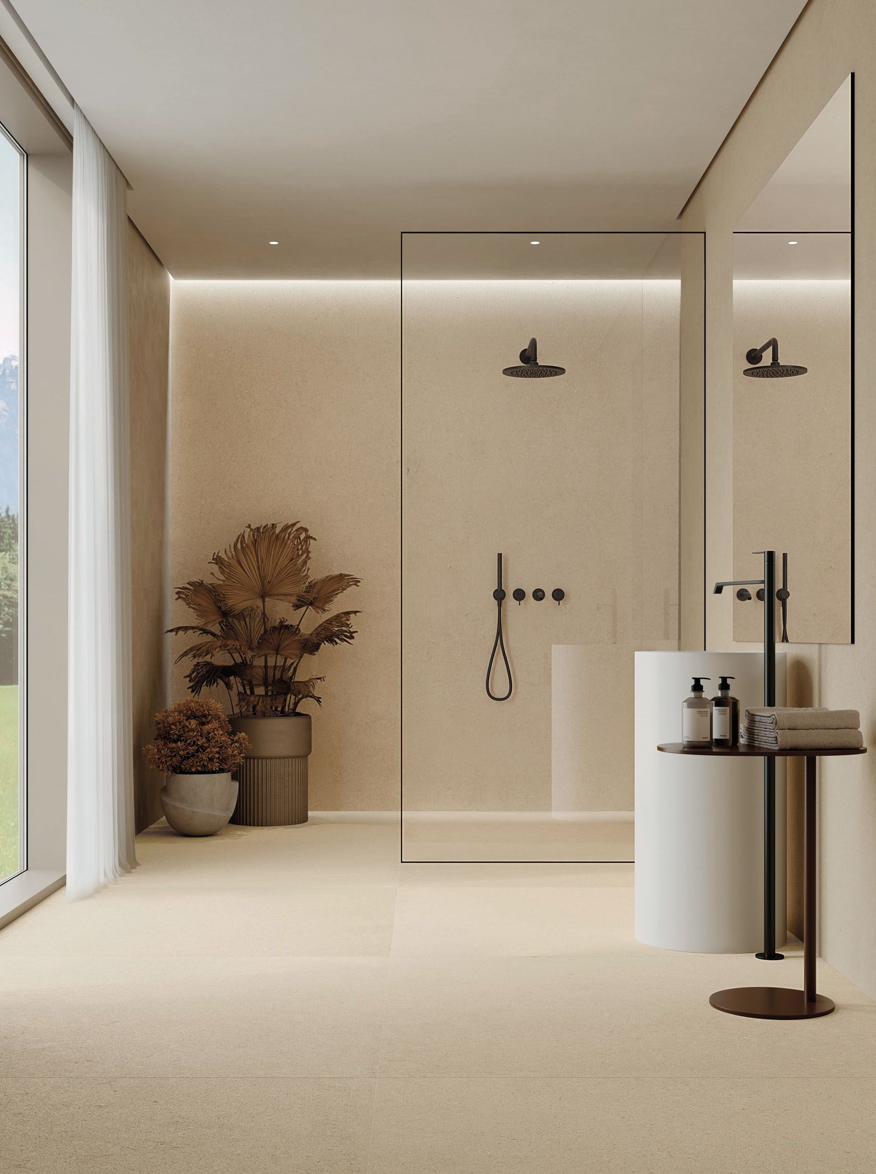 Touchstone Fossil 60x120cm | Stone Effect Porcelain Tile