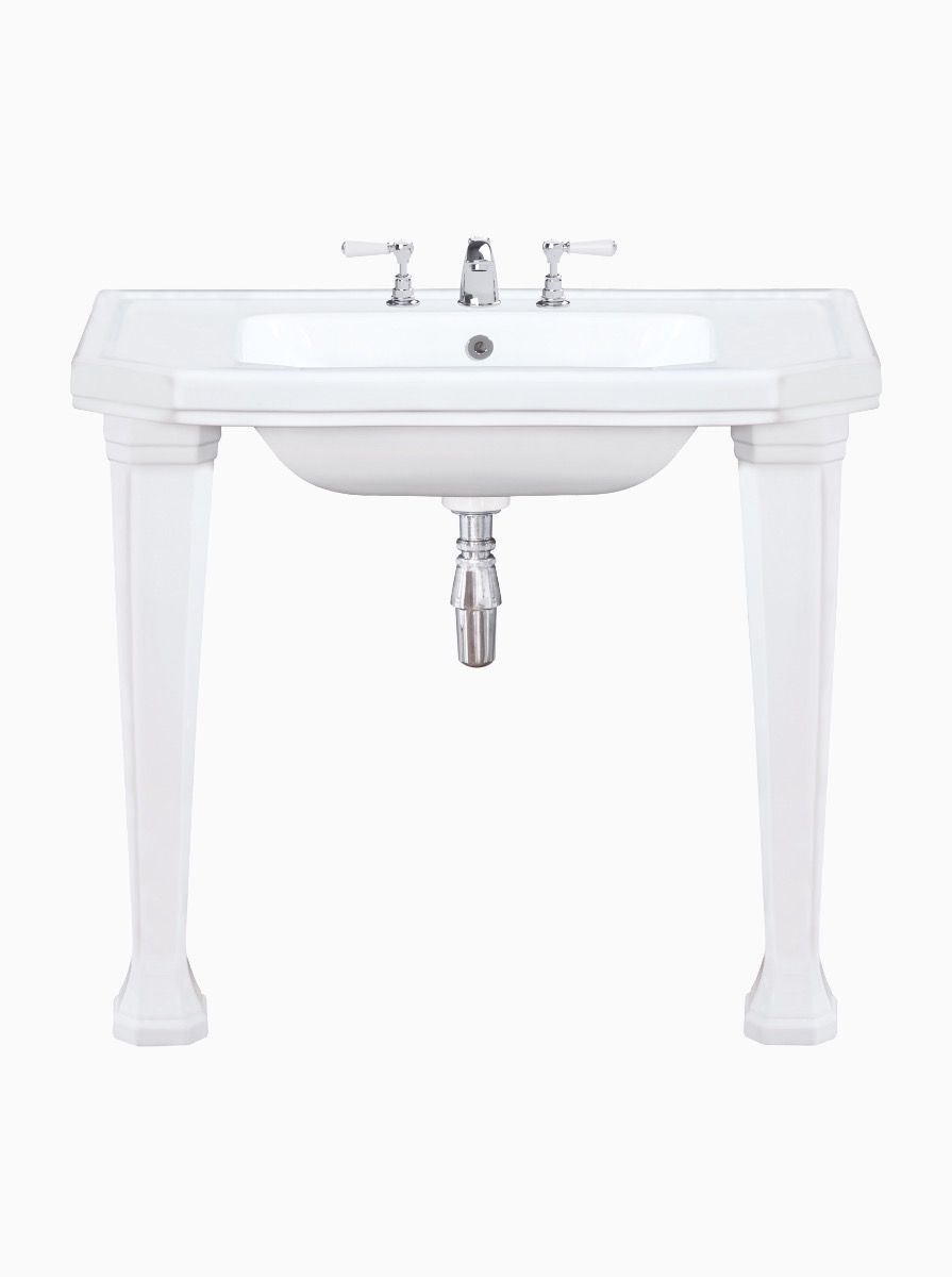 Whitehall Winged Console Basin & Legs 92cm