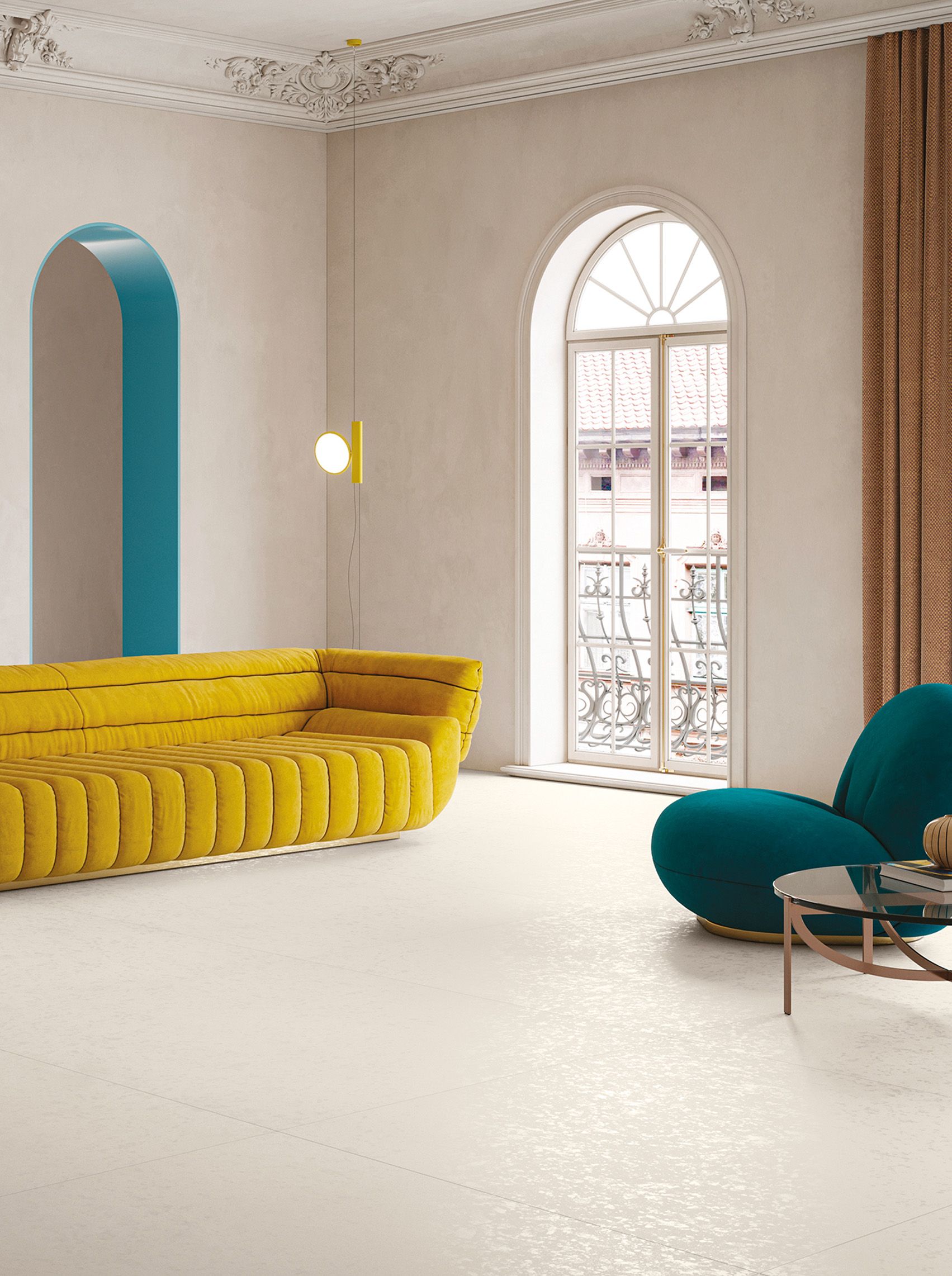 Cornucopia Wisteria 60x60cm | Terrazzo Effect Porcelain Tile