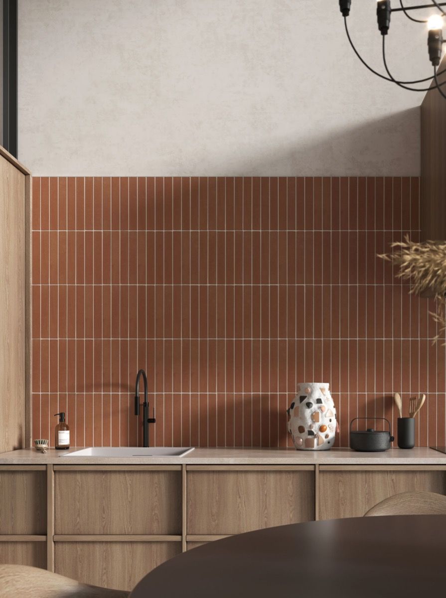 Ema Terracotta Brick 4.8x29.8cm | Wall & Floor Tile