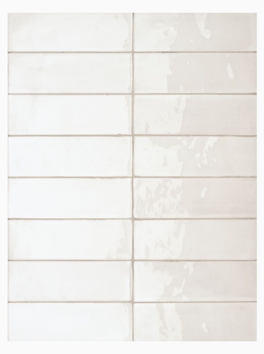 Fellini Bianco 5.2x16cm | Off White Zellige Style Wall Tile