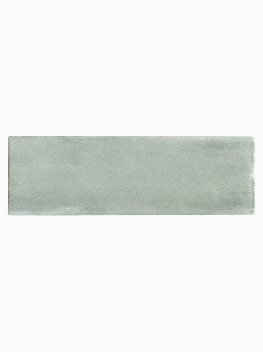 Fellini Oliva Matt 5.2x16cm | Green Zellige Style Wall Tile