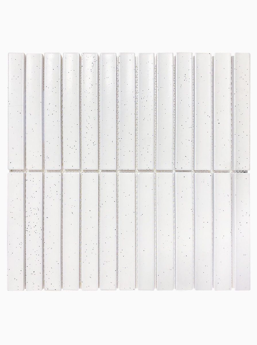 Kasama Habu | White Kit Kat Mosaic Wall Tile