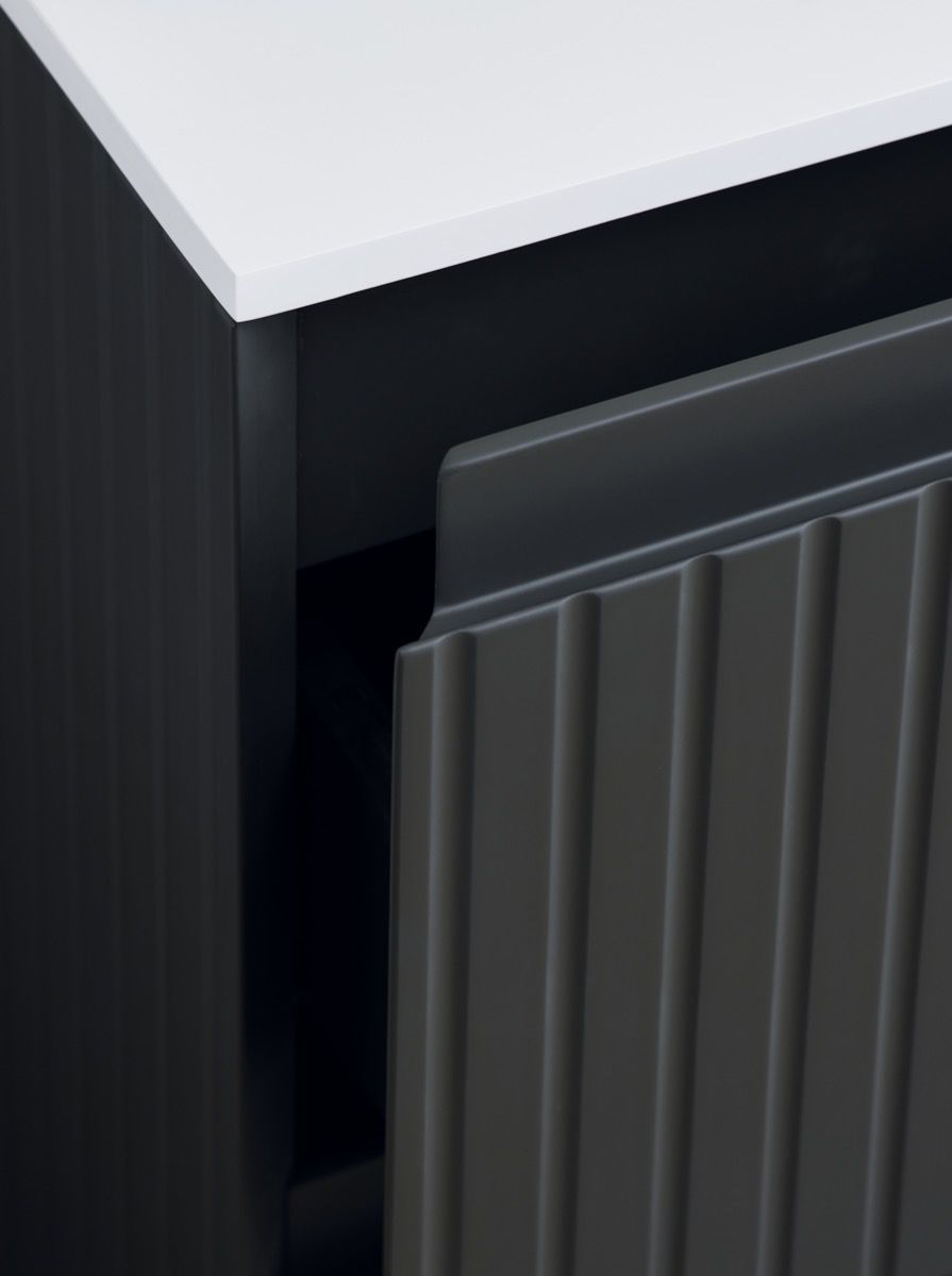Loop - Wall Hung 2 Drawer Bathroom Cabinet - 80cm