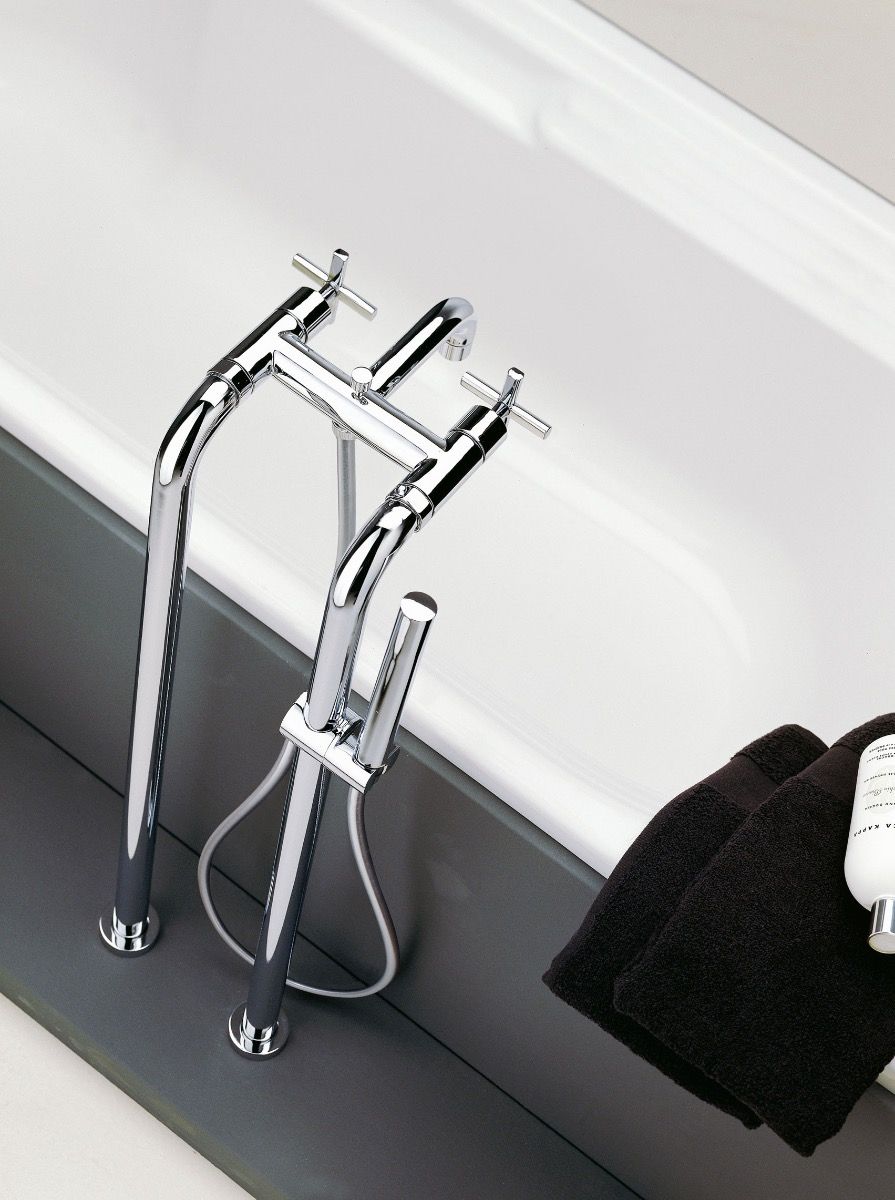 Midtown Floor Mounted Bath Mixer | Taps & Mixers | Claybrook