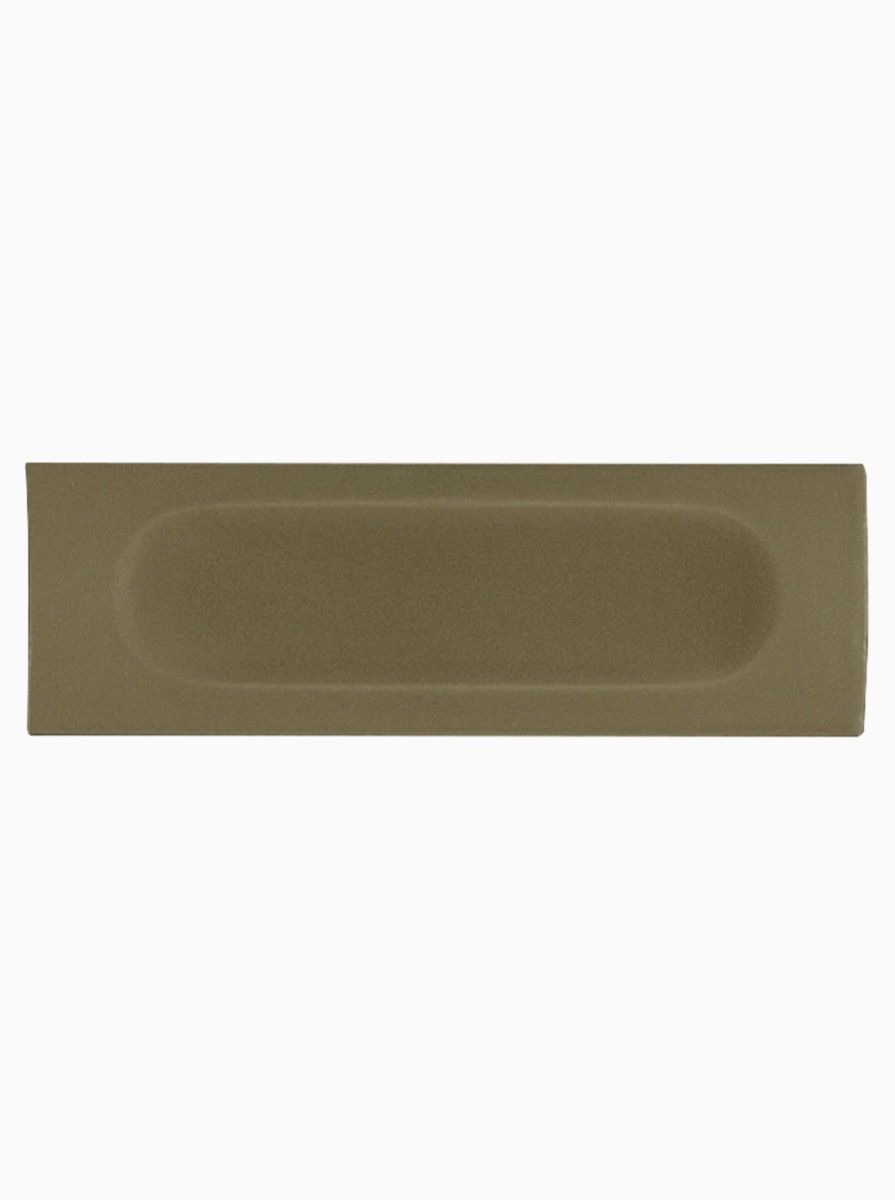 Tavolozza Moss Curve 5x15cm | Green Matt Glazed Relief Wall Tile