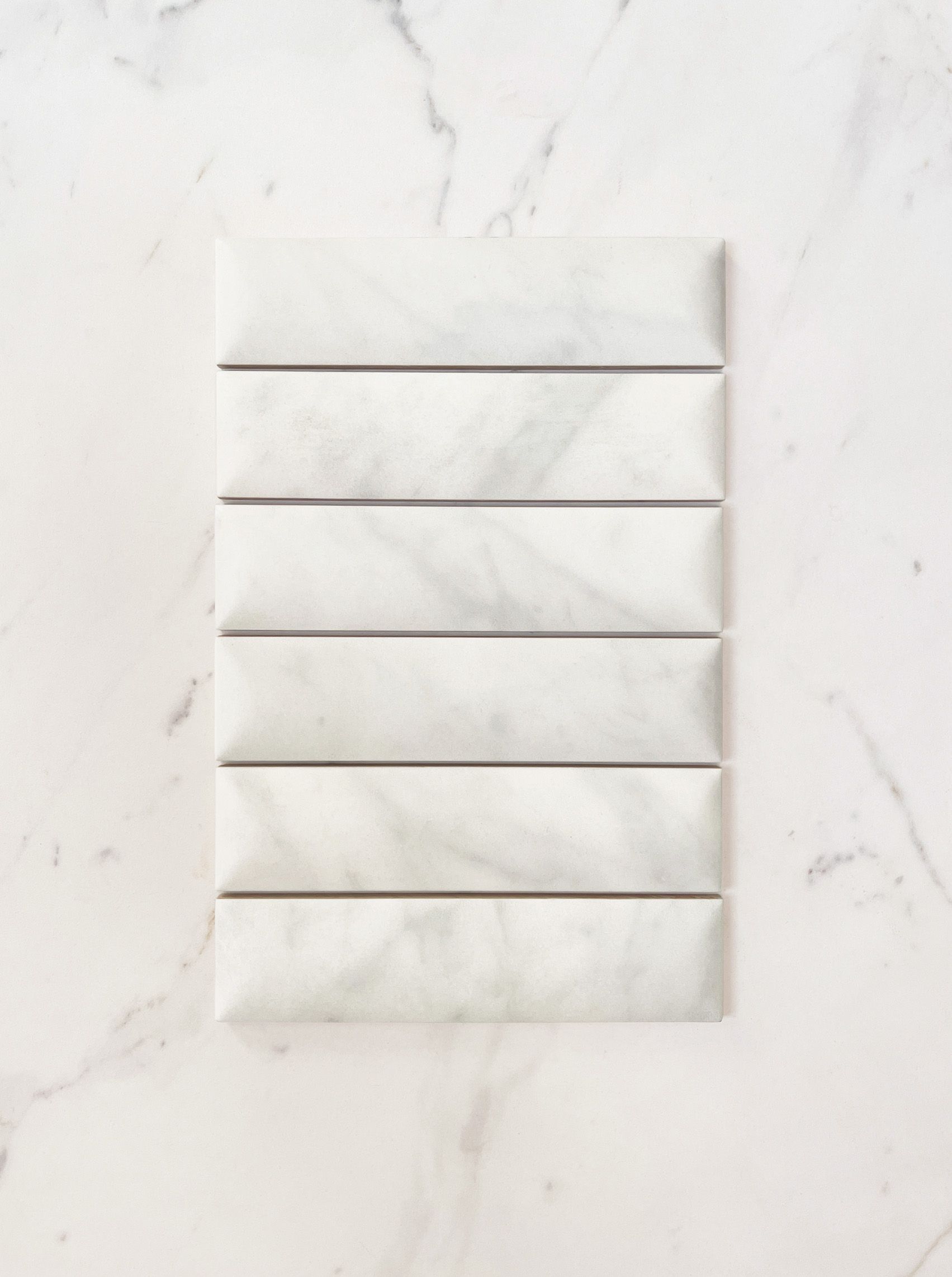 Barista Apricot Slice | Glazed Relief Wall Tile
