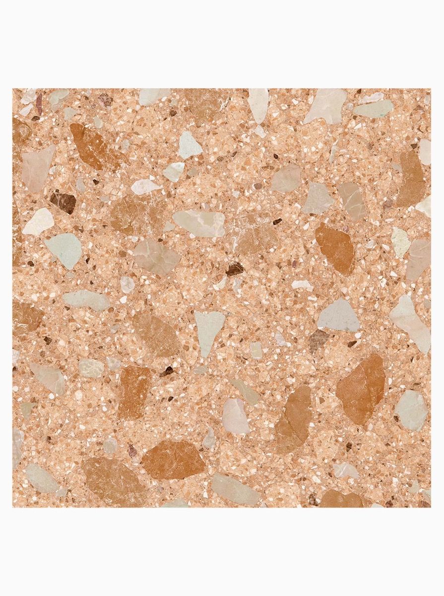 Chunk Brown Small Chip 80x80cm | Terrazzo Style Porcelain Tile