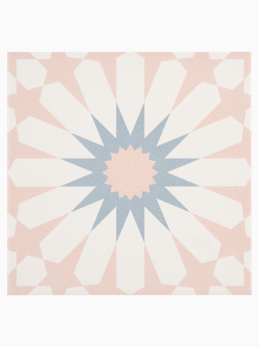 Discotheque A-ha | Pink Patterned Porcelain Tile