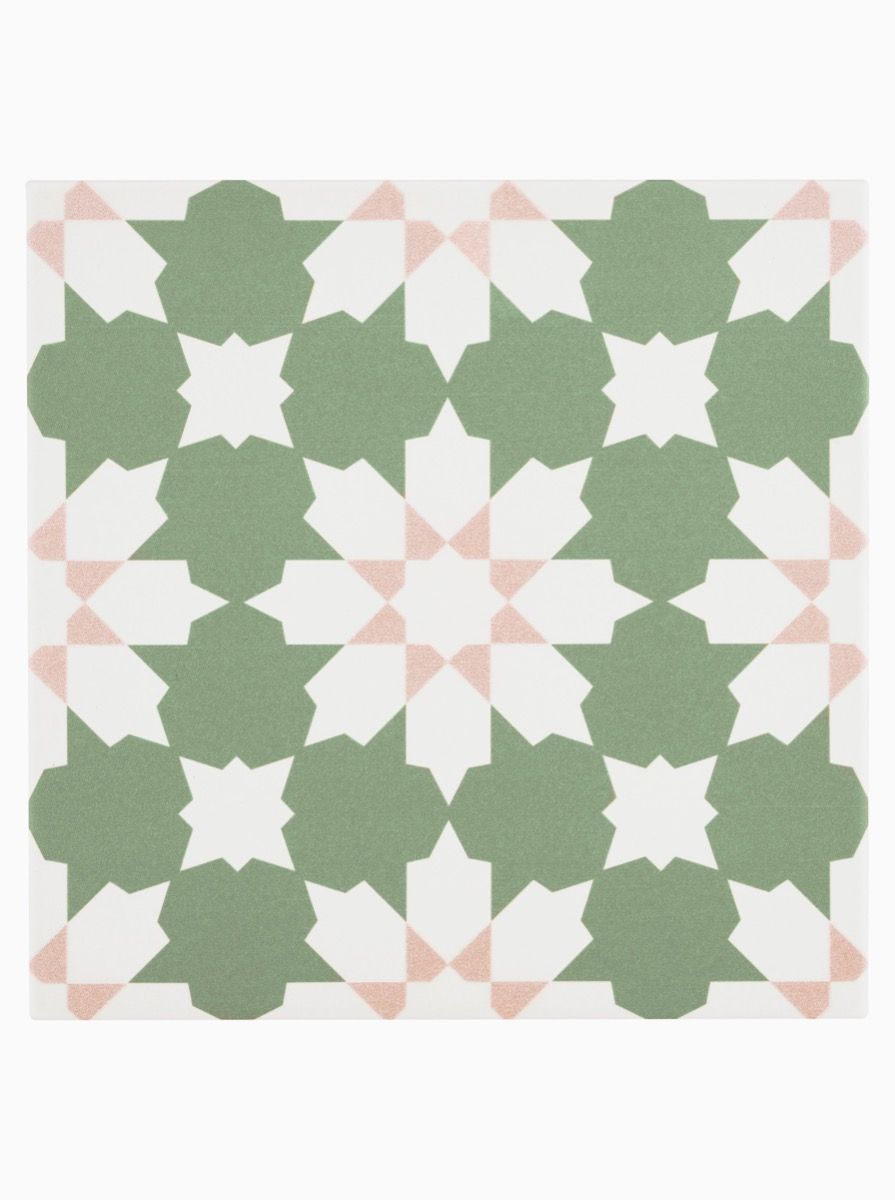 Discotheque A-ha | Pink Patterned Porcelain Tile