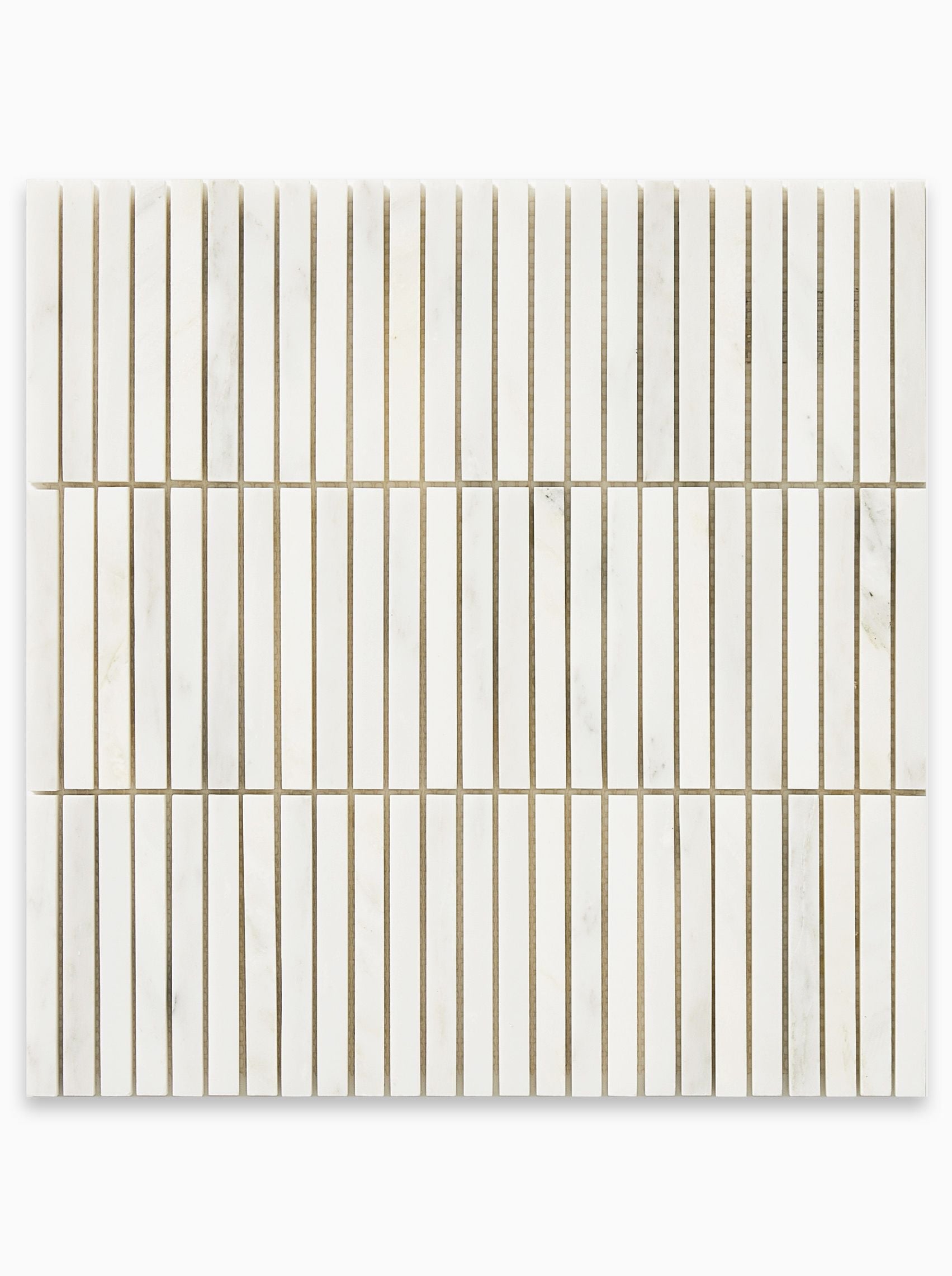 East Haven Large Kit Kat | White Marble Mosaic Wall & Floor Tile