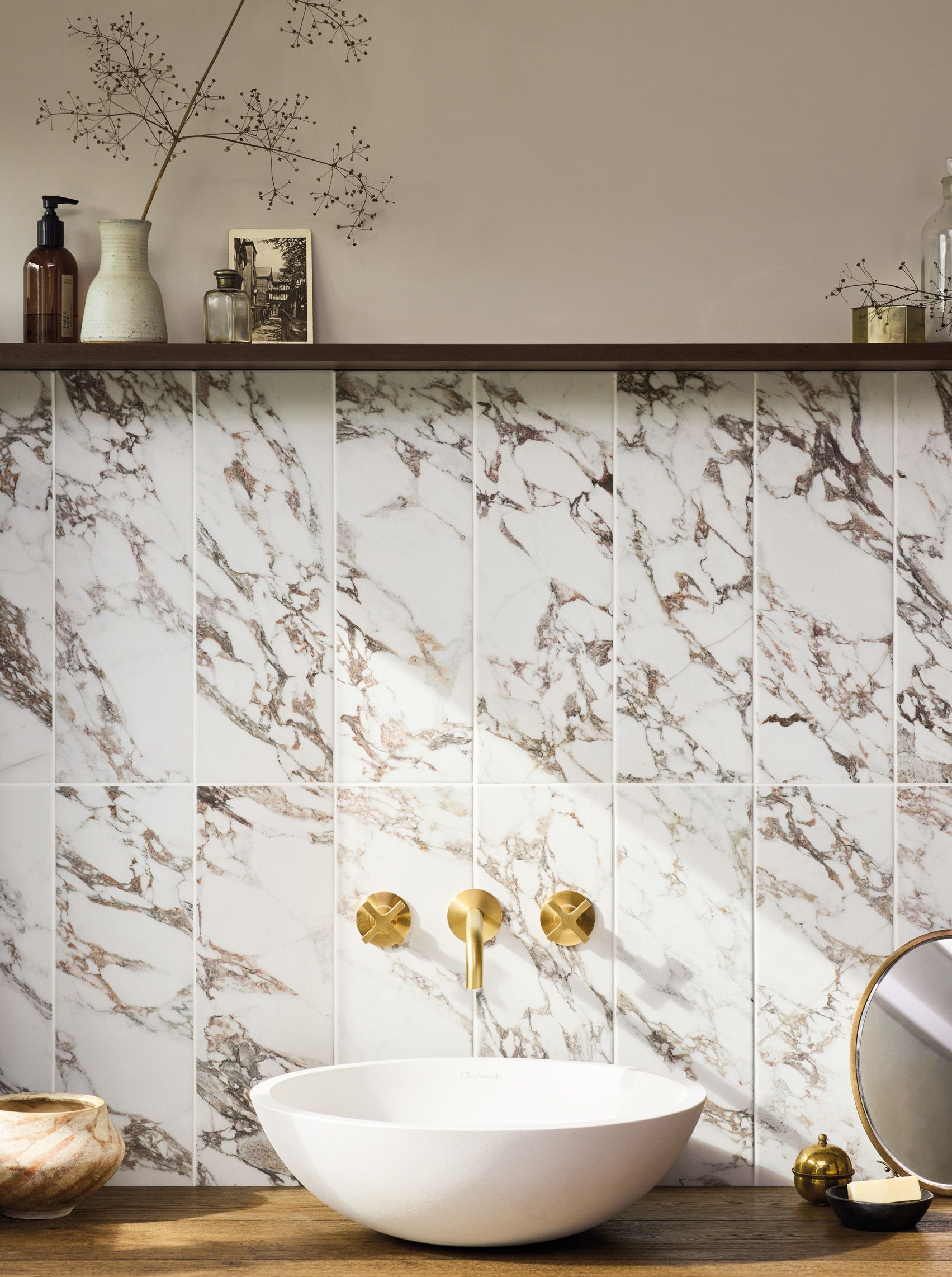 Pamphili Diana 15x45 | Simple White Wall Tile