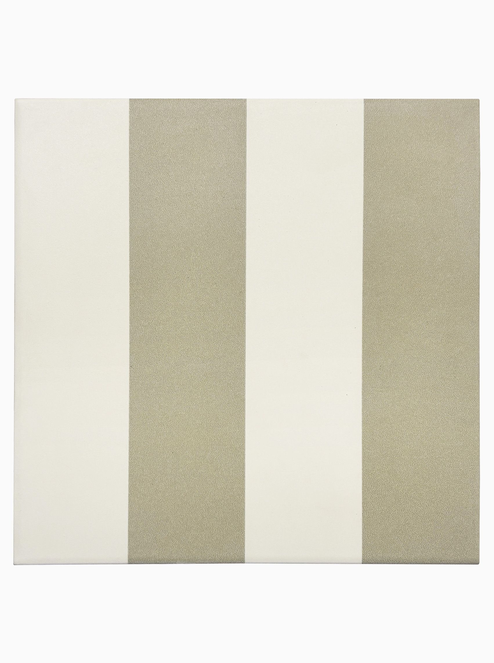 Parasol Shrub| Green and White Stripe Patterned Porcelain Tile