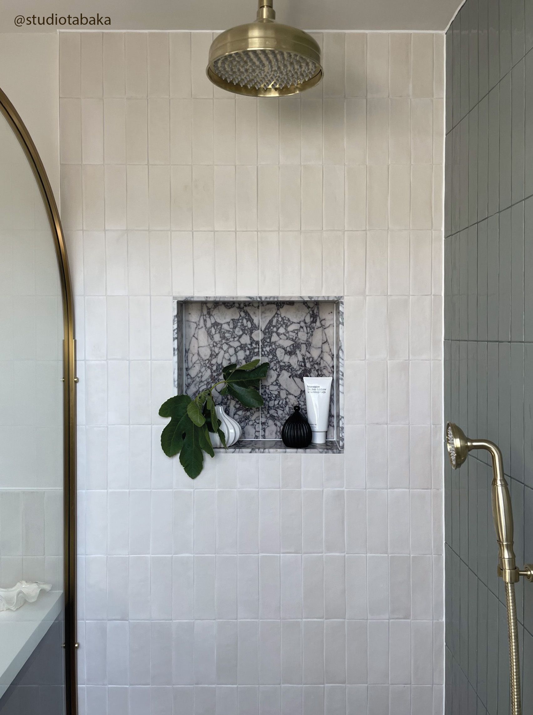 Fellini Bianco Gloss Square 12.5x12.5cm | Off White Zellige Style Wall Tile