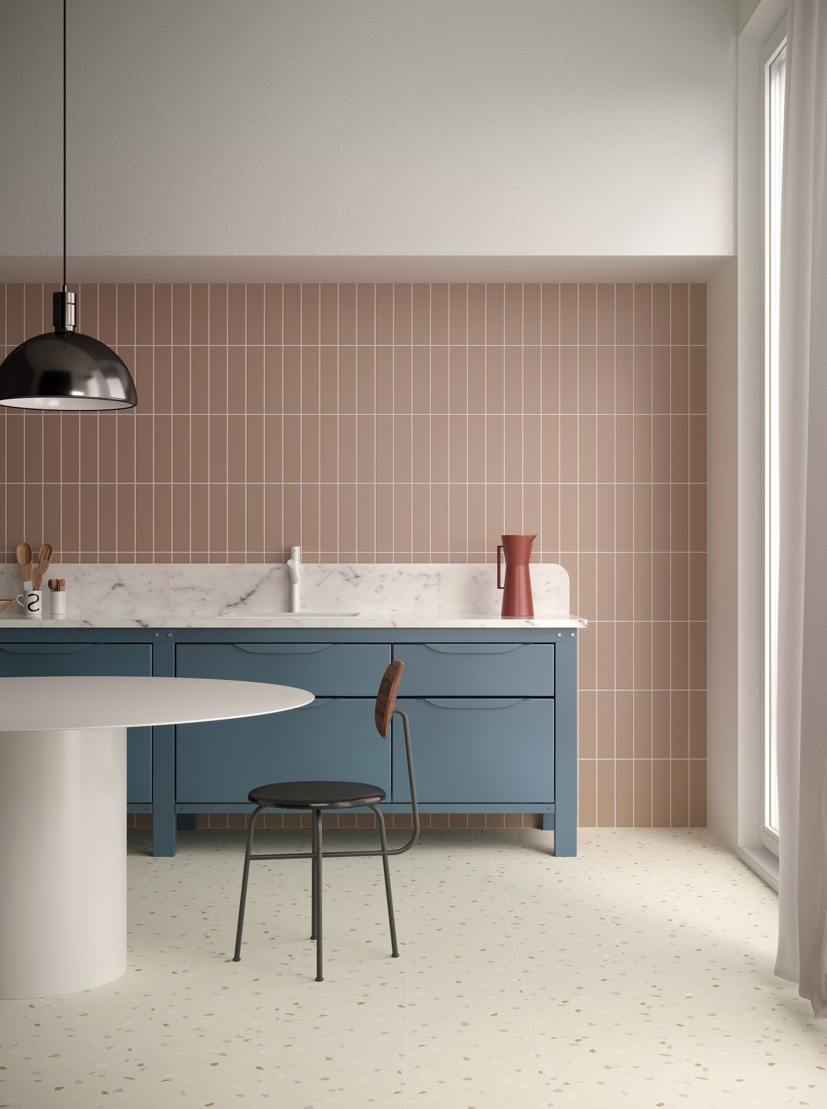 Sunset Strip Rainbow | Terracotta Glazed Brick Porcelain Tile