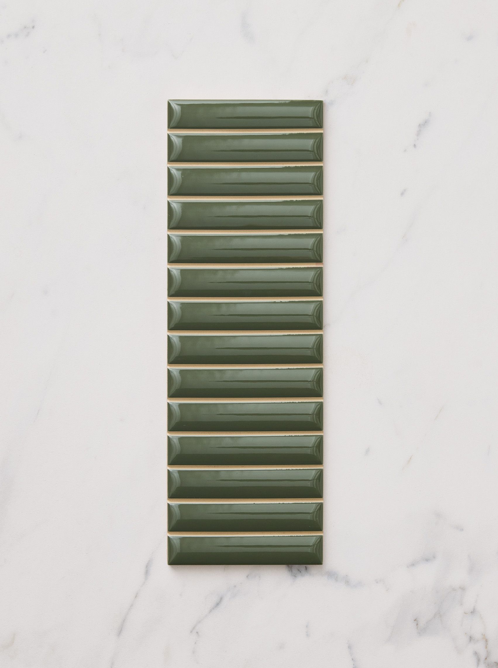 Tutti Flutti Cherry Gloss | Burgundy Glazed Fluted Wall Tile
