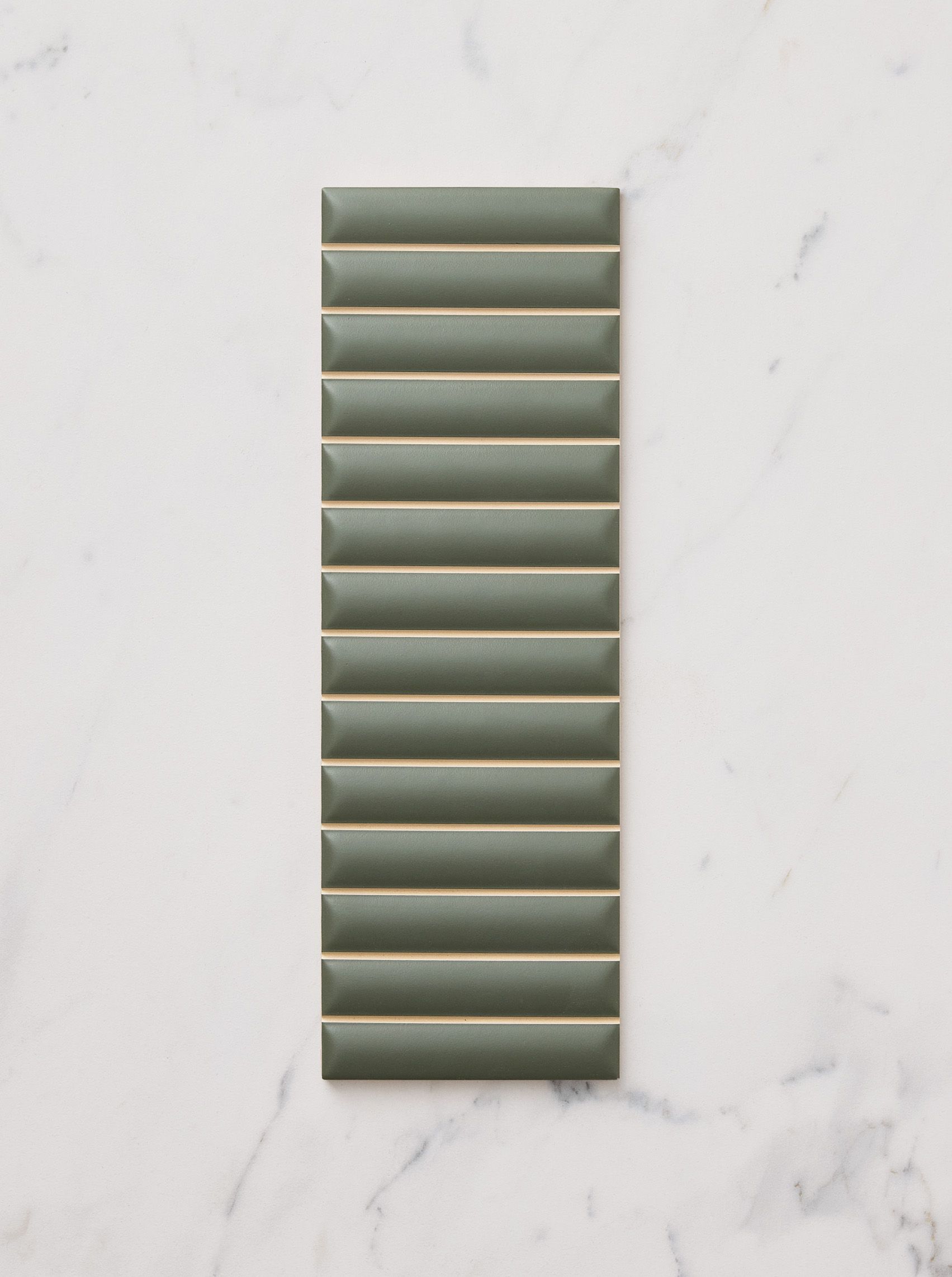 Tutti Flutti Cherry Matt | Burgundy Glazed Fluted Wall Tile