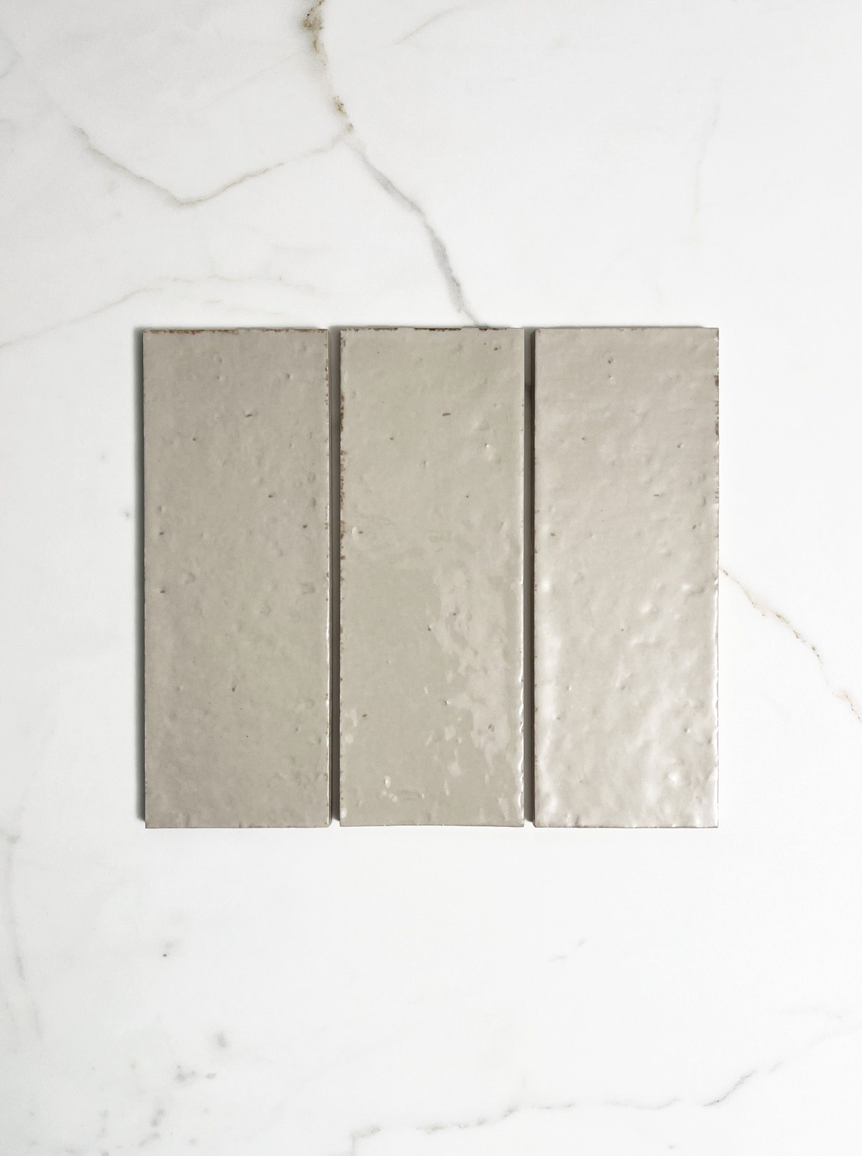 West Ridge Adams 7.5x20cm | Khaki Green Pitted Brick Wall Tile