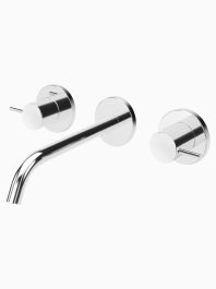 Hockley Brook Wall Mounted 3 Hole Basin Mixer